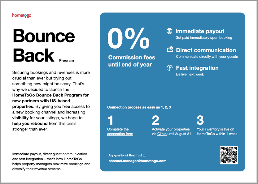 CiiRUS & HomeToGo Bounce Back Program Recap